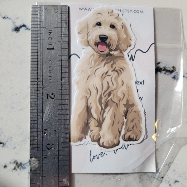 Labradoodle Sticker, Golden Doodle Sticker Decals - Etsy
