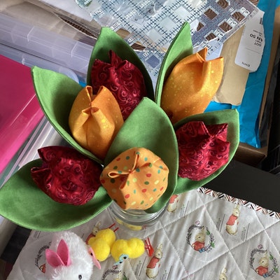 Fabric Tulip PDF Sewing Pattern. Instructions and Templates - Etsy