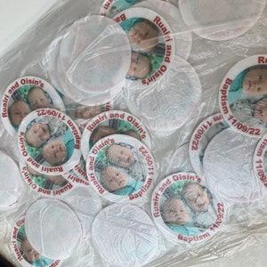 30 Personalised Edible Rice Paper Cupcake Fairy Cake Toppers / - Etsy