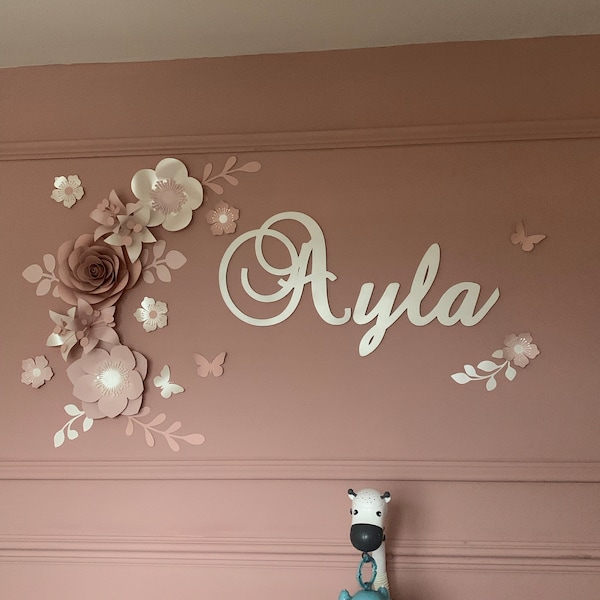 Wall Name, Wooden Name, Kids Wall Letters, Children's Name Plaque, Name ...