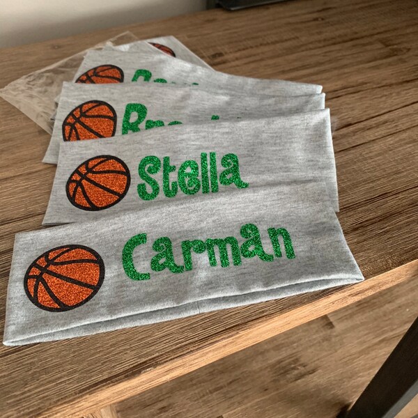 Custom Basketball Headbands in Gorgeous Glitter! Basketball Team ...