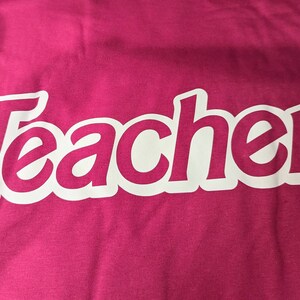 Girly Pink teacher SVG, PNG, JPG Instant Zip File Download Back to ...