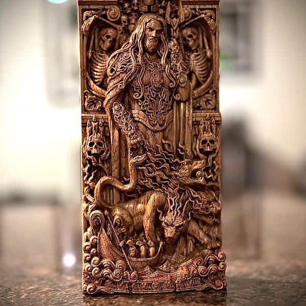 HADES GREEK GOD Statue, King of the Underworld, Hades Figurine Pagan ...