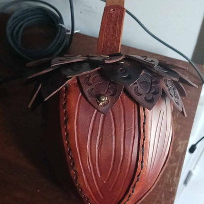 Digital Leather Acorn Bag PATTERN Nature Set - Etsy