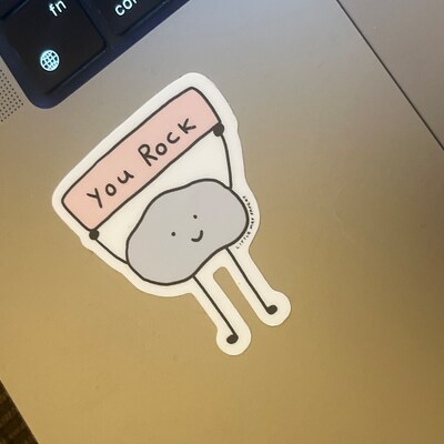 You Rock Vinyl Sticker // Cute Sticker // You Rock Sticker - Etsy