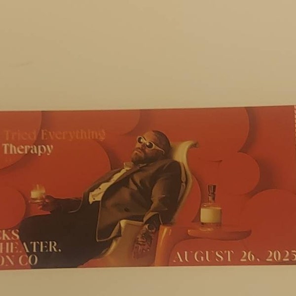 Paul Smith Pablo Surprise Tour Ticket, 2024 2025 Personalised Keepsake ...