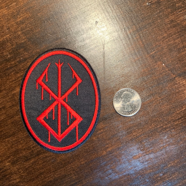 Brand of Sacrifice Emblem Logo Iron-on Embroidered Patch, Custom ...