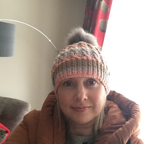 Hand Knitted With Love by Battybobs-bobble Hats Made From 100% Acrylic ...
