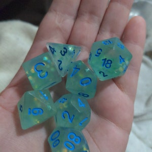 Midnight Koi Fish Dnd Dice Set for Dungeons and Dragons D20 | Etsy