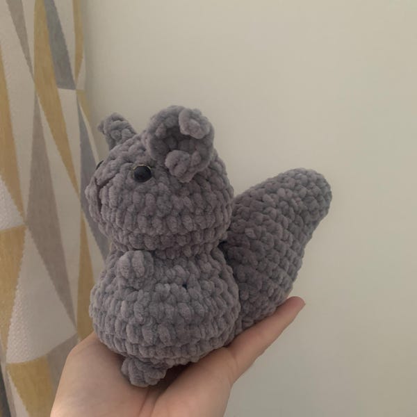 No-sew Squirrel Crochet Pattern, Squirrel Amigurumi Pattern, Market ...