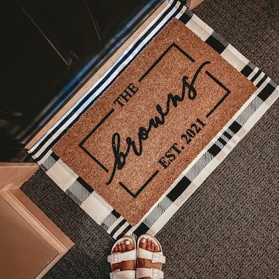 Buffalo Check Rug, Doormat Layering Rug, Buffalo Plaid Rug, Accent Rug ...