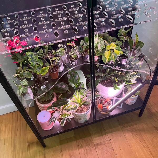 Milsbo Tall Set of 3 Sizes; Shelves for IKEA Indoor Greenhouse Cabinet ...