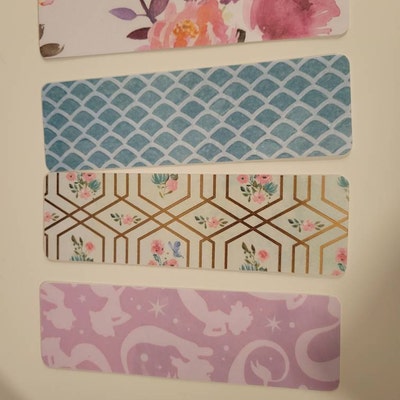 Bulk Bookmarks Waterproof Laminated Bookmarks Double-sided Bookmarks ...