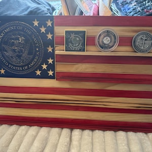 Thin Red Line/ Fire Fighter Challenge Coin Display - Etsy