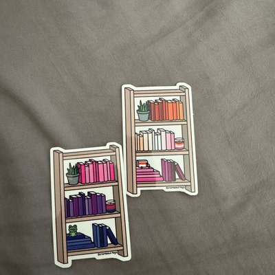 Bisexual Pride Bookshelf Sticker Waterproof Dishwasher Safe Bi Subtle ...