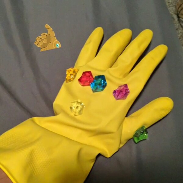 Infinity Stones Gems Gauntlet Replica Cosplay Supply Avengers Infinity ...