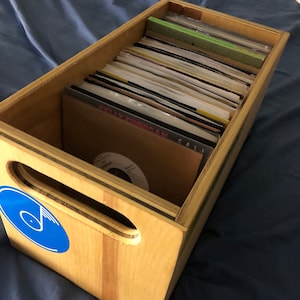 45 RPM 21 1/2 Deep Vinyl Record Storage and Display | Etsy