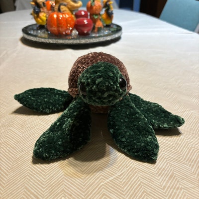 LARGE Crochet Turtle Pattern, Cute Toy, Crochet Turtle, Handmade Gift ...