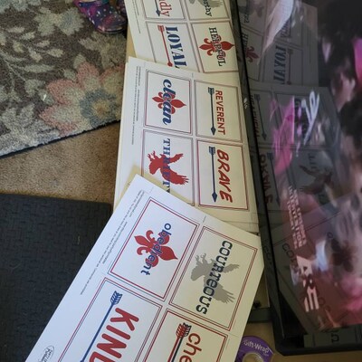 Scout Memory Cards Scout Motto / Law Cards Scout Flash - Etsy