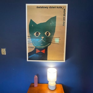 Pyramid of Cats, Piramida Kotów, Original Polish Poster, Plakat, Koty ...