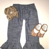 Ruffle Pants Pdf Sewing Pattern for Girls, Ruffle Pants Pattern for ...