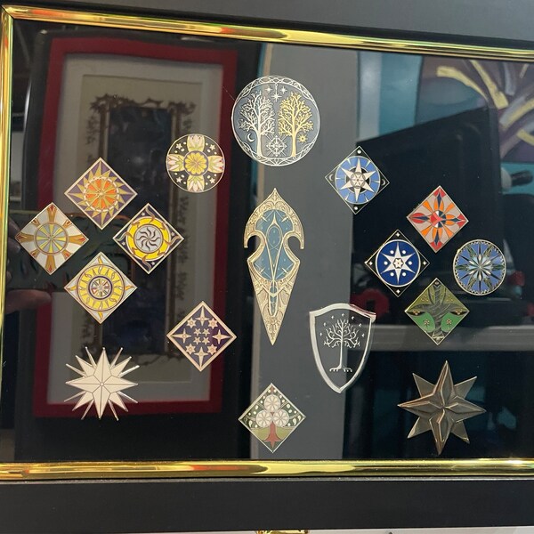 Transcendent Light Enamel Pin | Trees of Light | Starlight | Elven ...