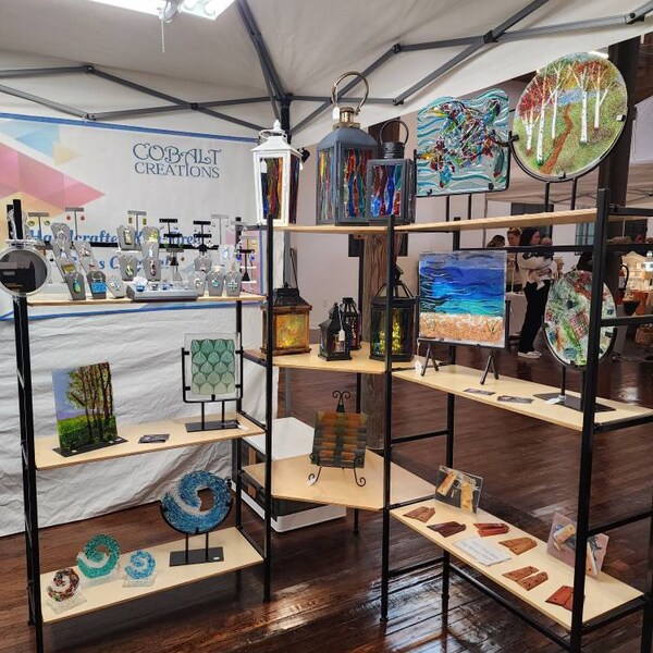 8' Display Wall - Craft Show Display - Portable Shelves - Art Show ...