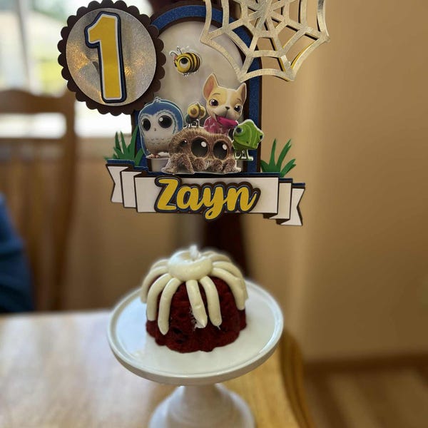 Lucas the Spider Cake Topper | Lucas Birthday | Spider and Friends Cake ...