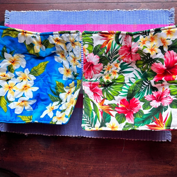 Hawaiian Zipper Pouch Hawaiian Fabric Zipper Pouch Pencil Zipper Pouch ...