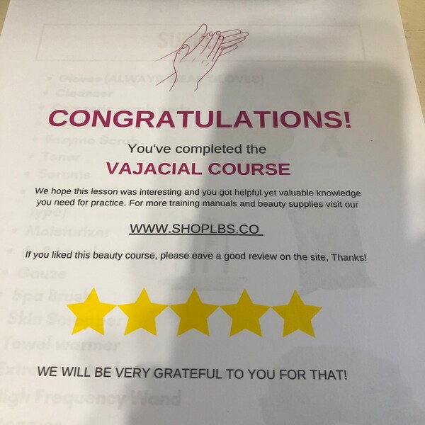 Vajacial Training, Vajacial Manual, Vajacial Pdf, Vajacial Forms ...