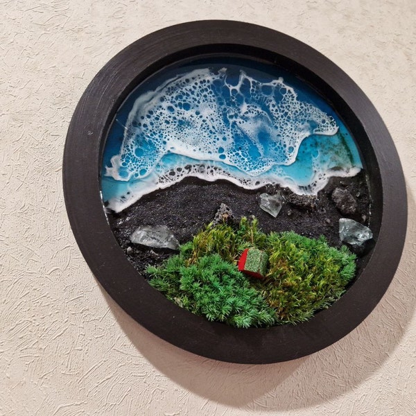 Glow in the Dark Home Decor, Luminescent Wall Hanging, Modern Boho Sea ...