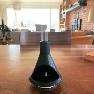 Mid-century Modern Malm Ceramic Incense Burner Chiminea Palo Santo ...