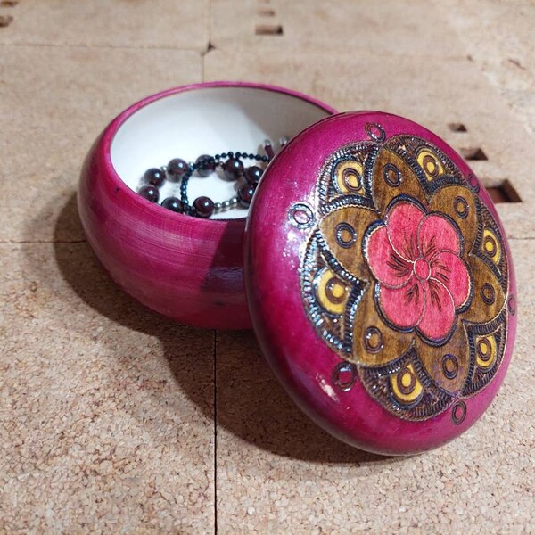 Polish Folk Beads, a Set of a Necklace and Bracelet, Handmade ...