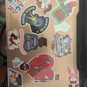 Squidward Laptop Stickers Spongebob Squarepants Krusty Krab - Etsy