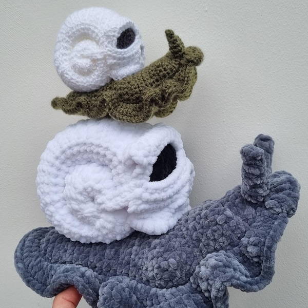 Add-on Spiral Skull Snail Shells Crochet Pattern by Crafty Intentions ...