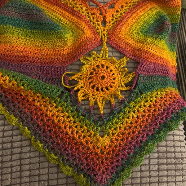 Crochet Pattern, Cosmic Diamond Cropped Top ~ PATTERN ONLY ~ Festival ...