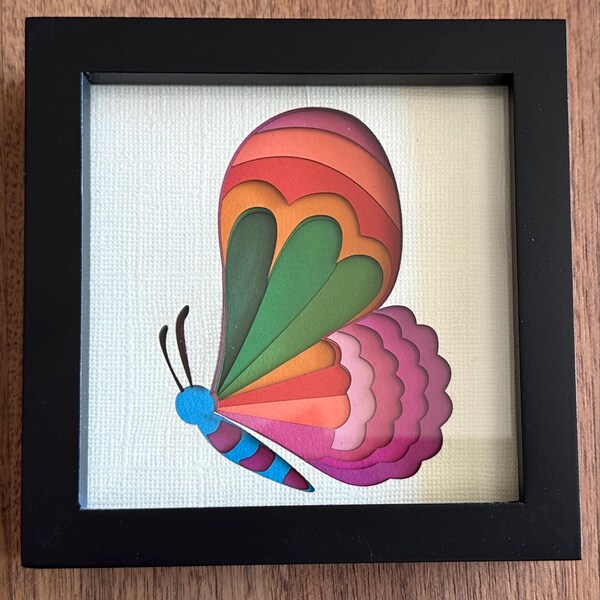 Layered Bird SVG, Shadow Box Template, Sparrow Bird 3D SVG Shadowbox ...