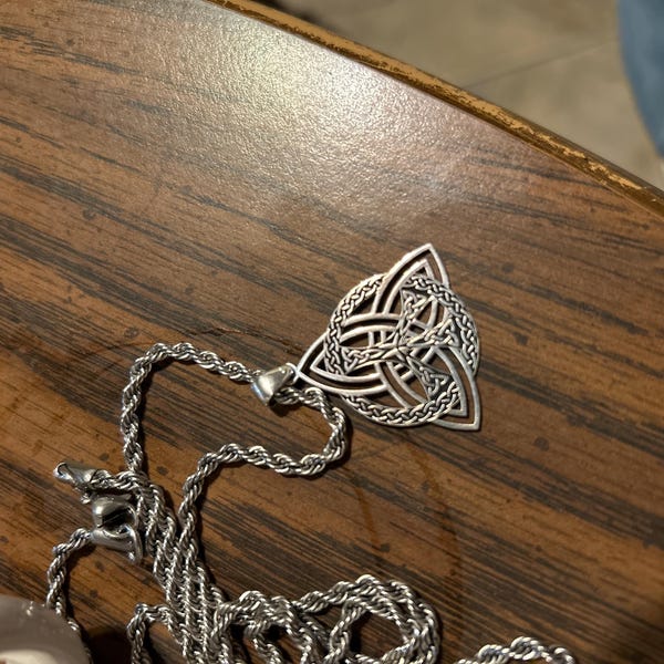 Celtic Rope Trinity Necklace | 925 Sterling Silver | Celtic Rope ...