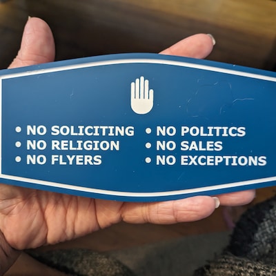 Fancy Staff Only Sign - Etsy