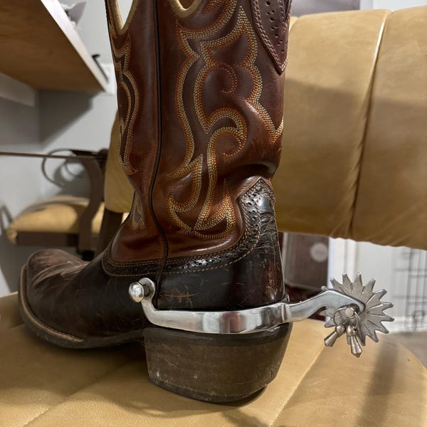 Pair Light Oil Mens Size Western Spur Straps Free Shipping - Etsy