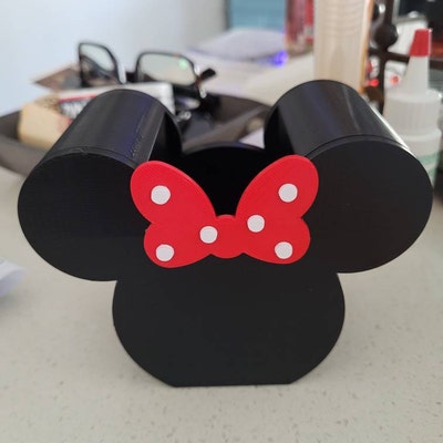 Mickey Mouse 3D Printed Disney Sticky Note Holder for Desk, Work ...