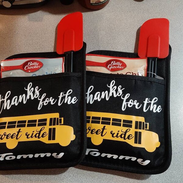 Personalized Bus Driver Pot Holder Gift, Bus Driver Appreciation ...