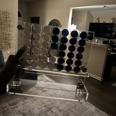 Chess Luxury Acrylic Board Game Ornament Gift Display Board Game Decor ...