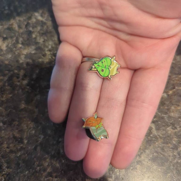 Sakura Spinning Hard Enamel Pin - Cherry Blossom - Kawaii Pins - Stress Relief - Unique Gift ...