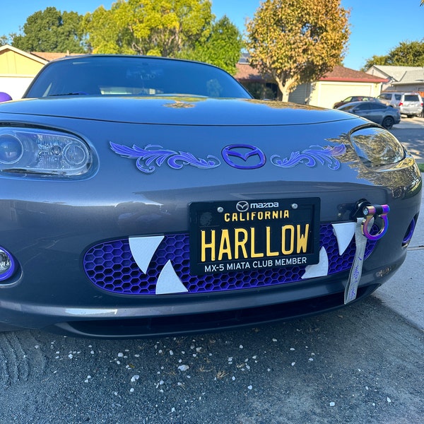 NC Mazda Miata Vampire Fang / Teeth (fits in Grill of NC2 2009-2012 MX5 ...