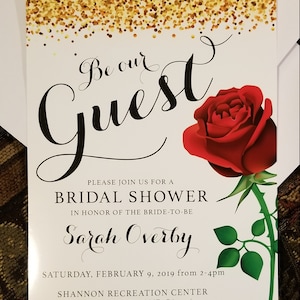 Be Our Guest Invitation Be Our Guest Sweet Sixteen Be Our Guest ...