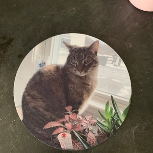 Custom Photo Round Mousepad Personalized Mouse Pad Photo Printed on ...