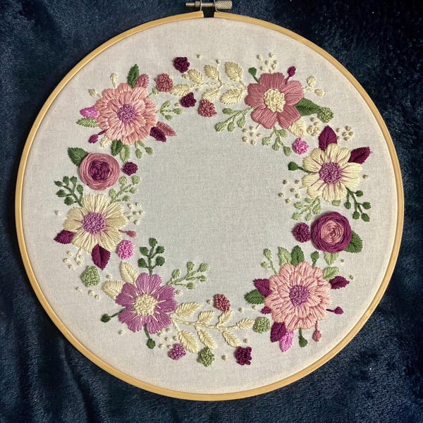 PDF Pattern+ Video Tutorial/alphabet-ivy-hand Embroidery Pattern ...