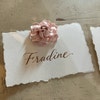Tropical Palm Leaf Name Tags Handwritten Monstera Names With Hole Punch ...