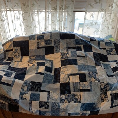 Digital Download 3YD Echo Quilt Pattern by Material Girlfriends, 3 Yard Quilt Pattern, Easy ...